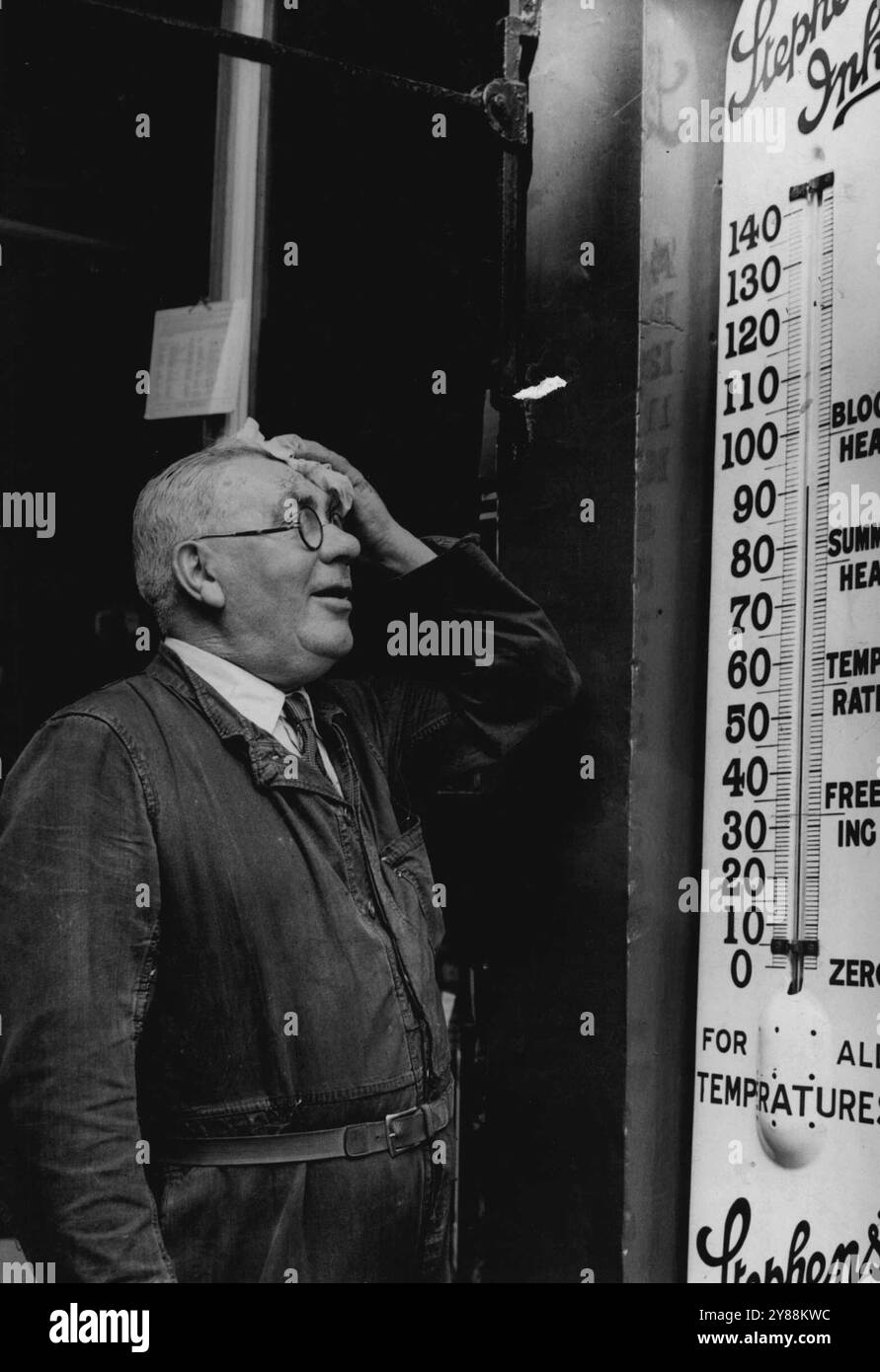 He looked, then he looked again. It was true, this thermometer in ...