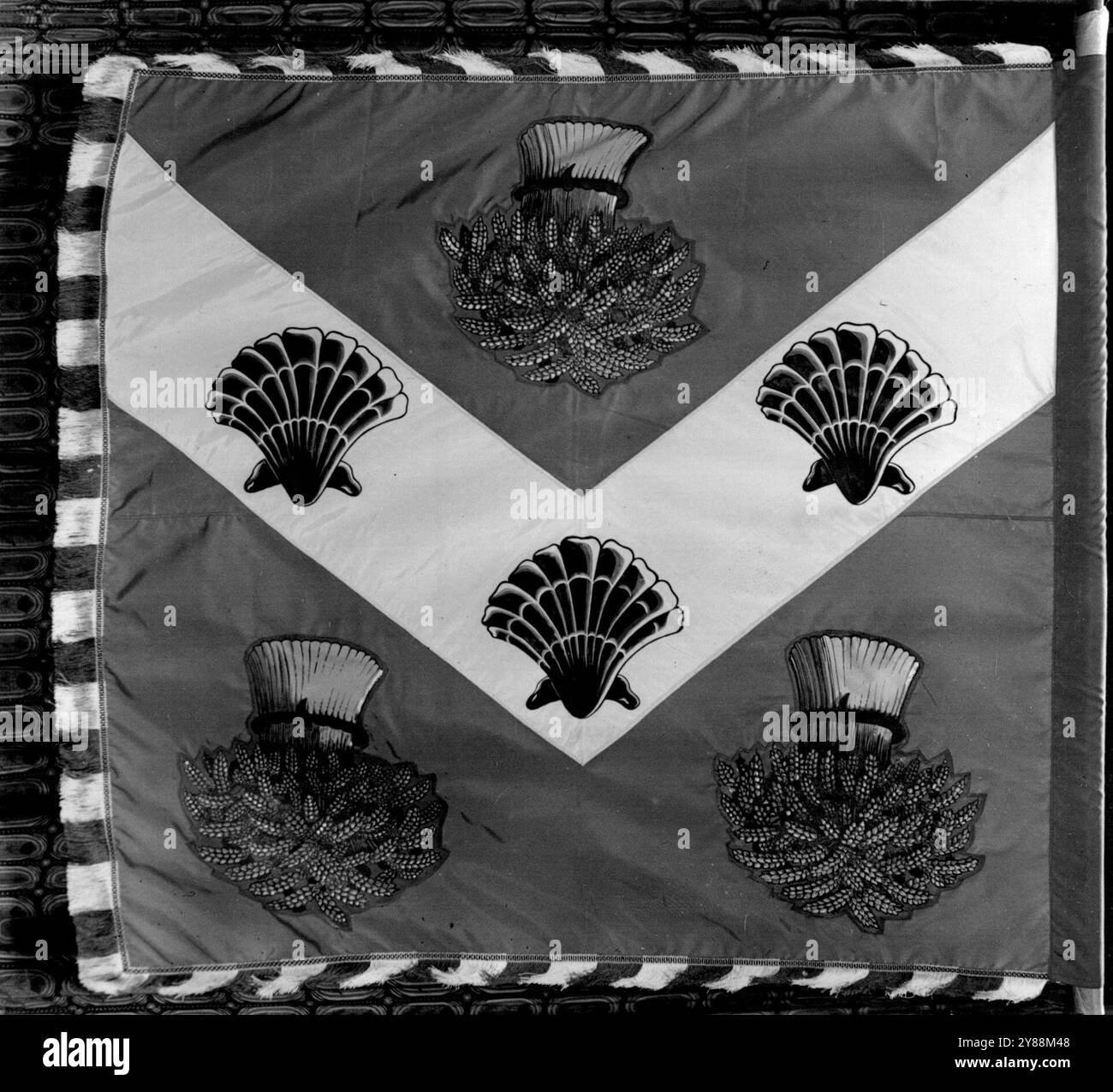 Prime Minister's Garter Banner -- This is a facsimile of the banner ...