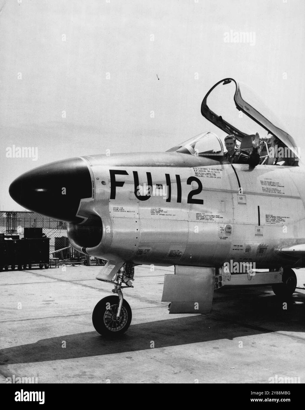 Lt. Col. William F. Barns (cq), Air Materiel Command Representative at ...