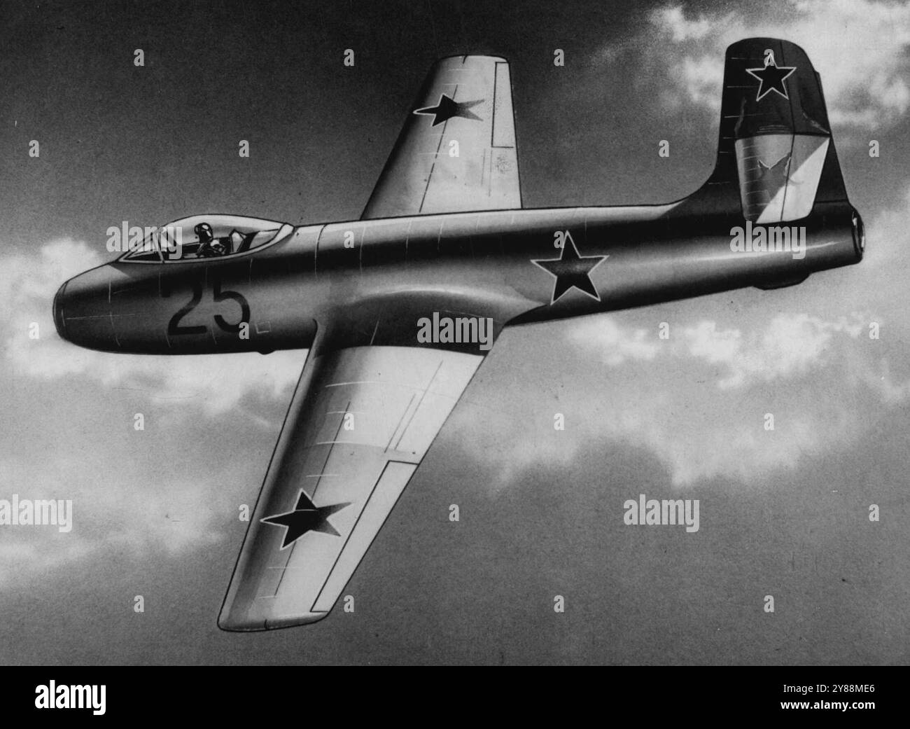 An artist's impression of one of Russia's latest jet fighters, seen at ...