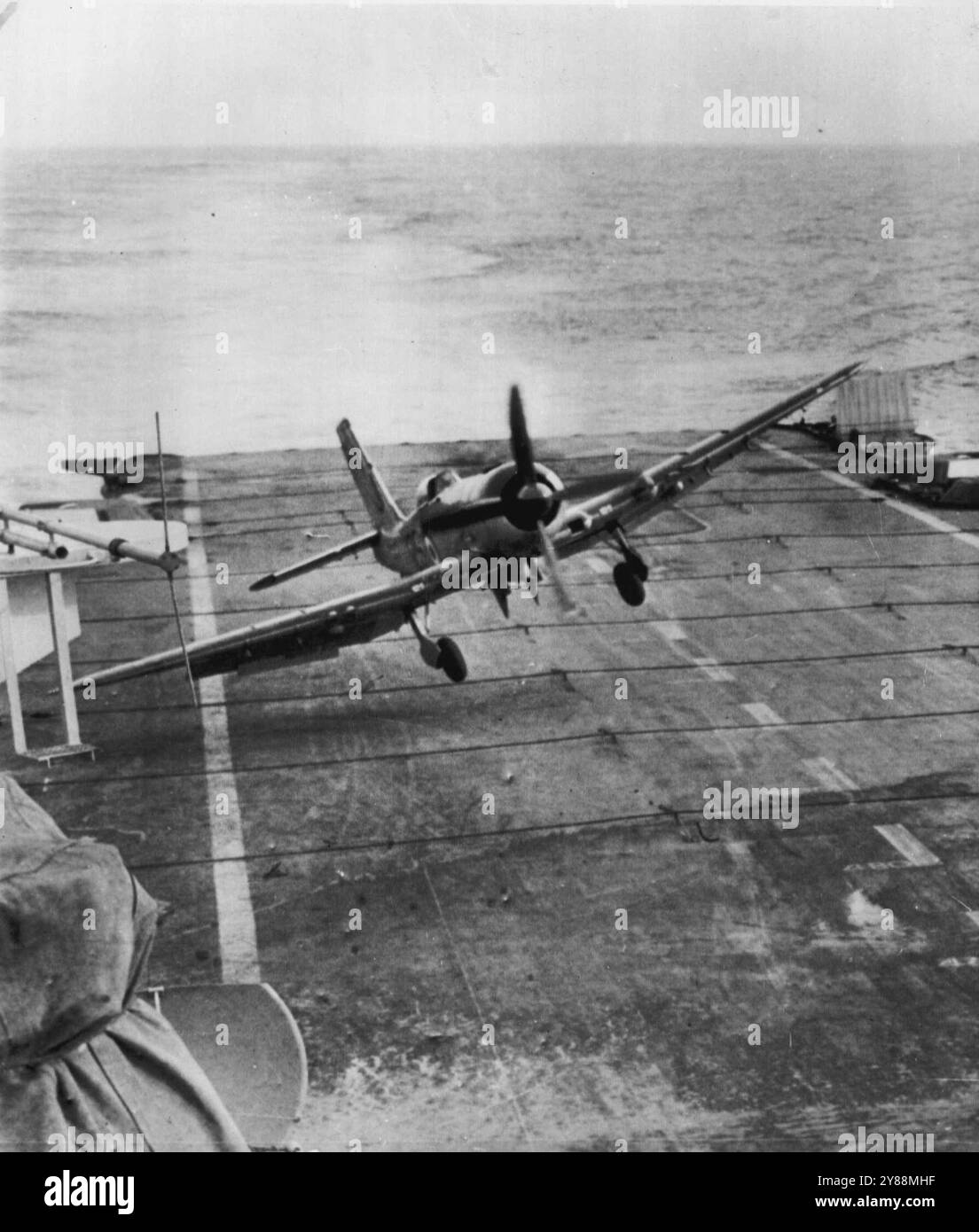 Heading For Trouble -- The pilot of this Royal Air Force Firebrand ...