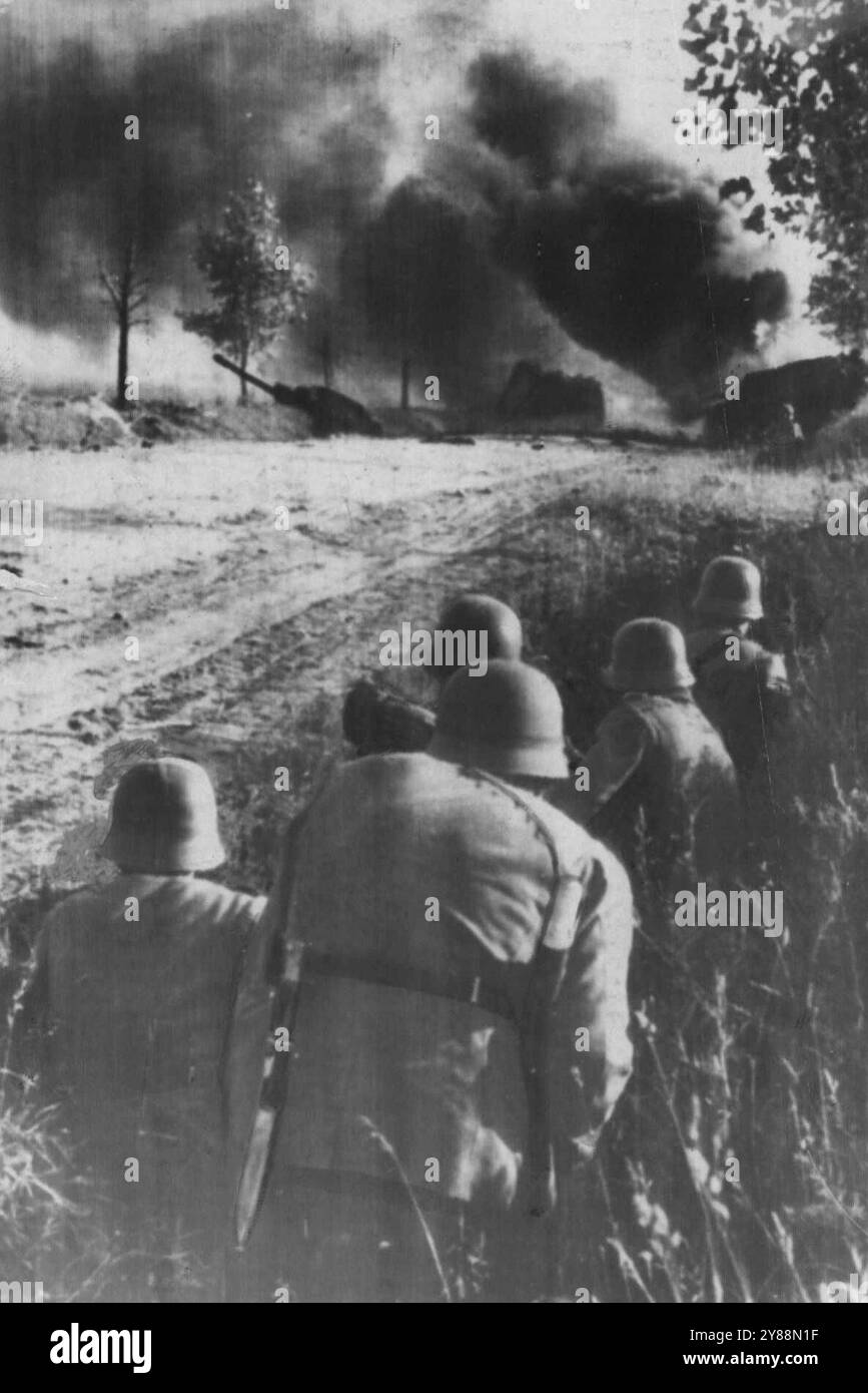 Waiting Capture Of Soviet Tank Unit Russia -- In the background can be ...