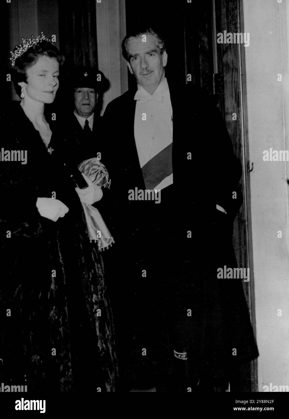 Anthony and Lady Eden -- First picture of Sir Anthony Eden wearing the ...