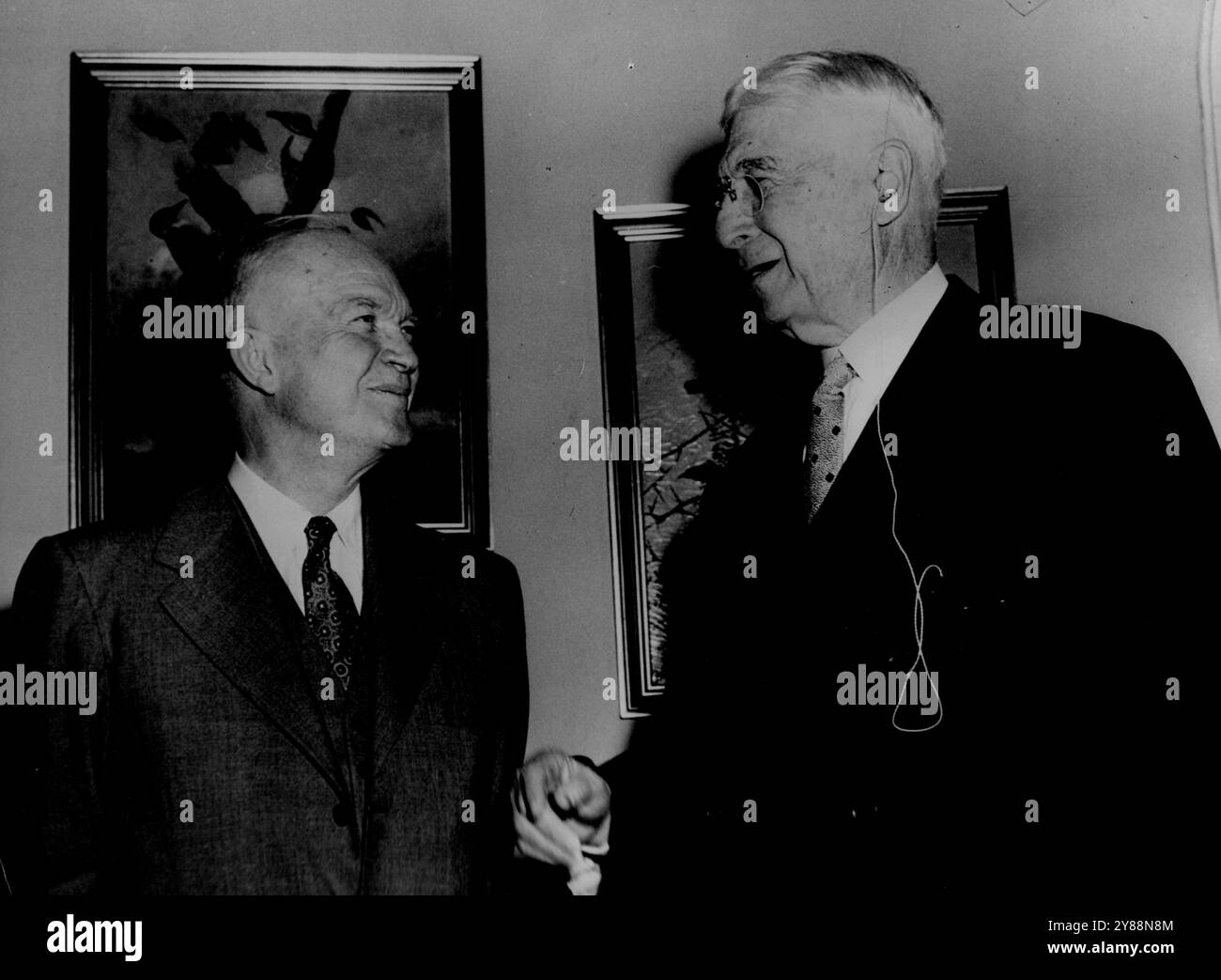 American Politicians:President Eisenhower and Bernard BaruchPresident ...