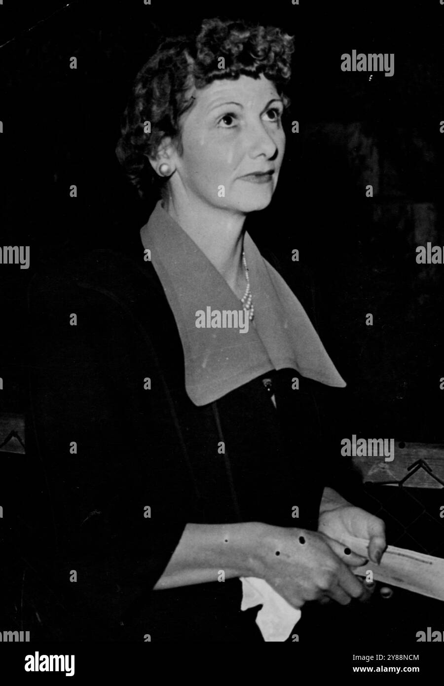 Mrs. Linda Belvedere Selway, mother of Harvey Bugg, photographed at ...
