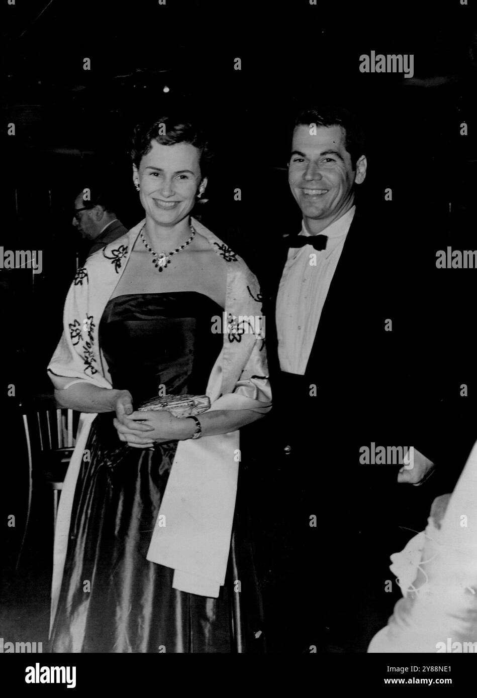 Mid-Night Charity Show at London Palladium -- Two T. V. personalities ...