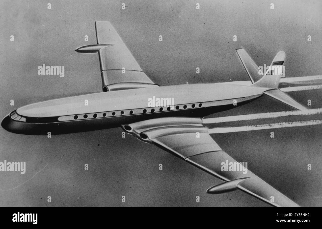 "Comet III" -- The ***** are placed in the thickness of the wings ...