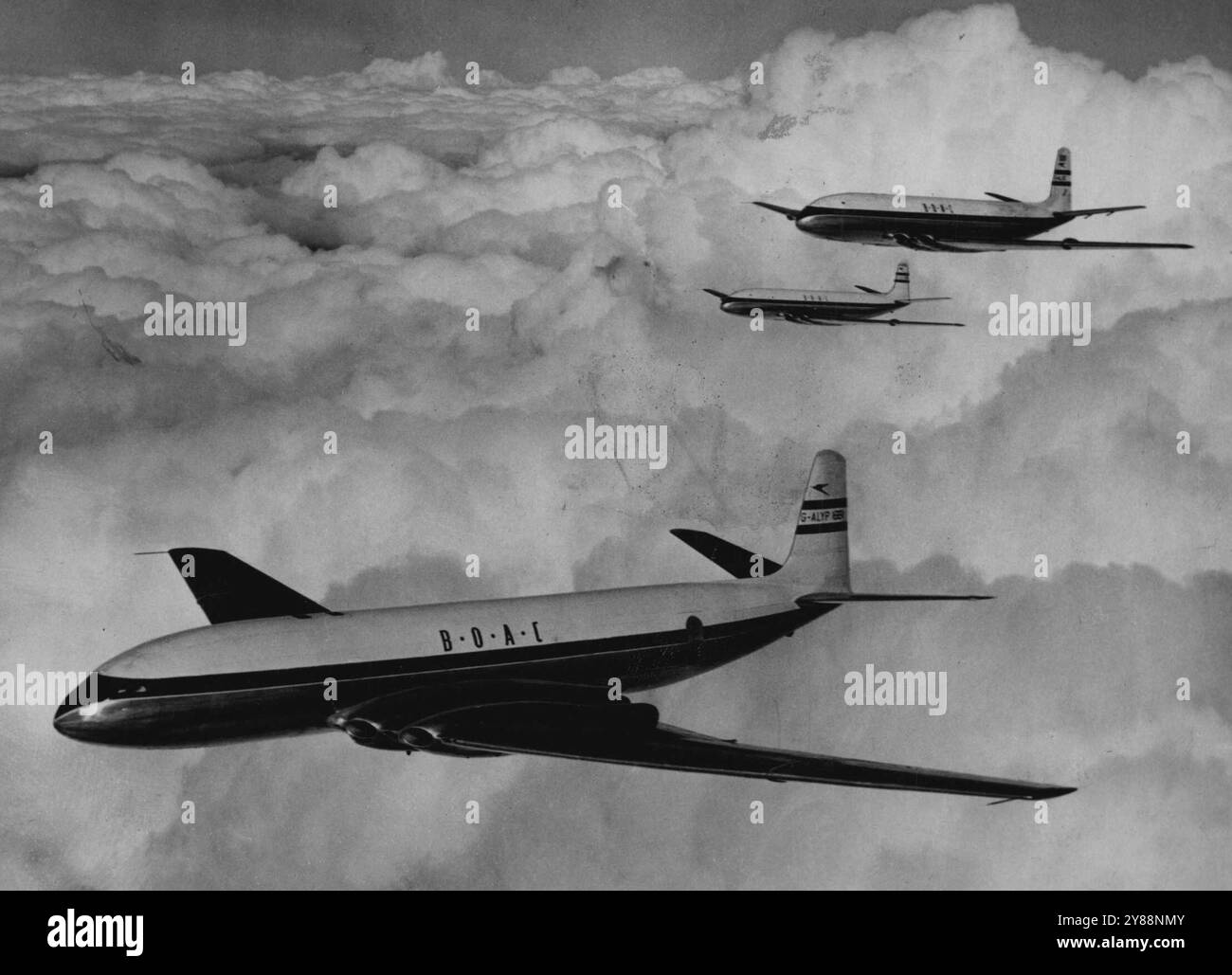 Aviation 933B - D.H. Comet III. April 01, 1951 Stock Photo - Alamy