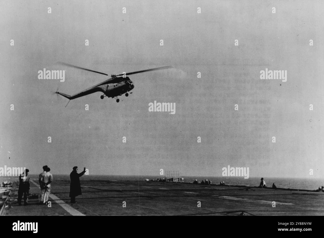 Helicopter's Successful Deck Landing Trials -- A Bristol Type 171 ...