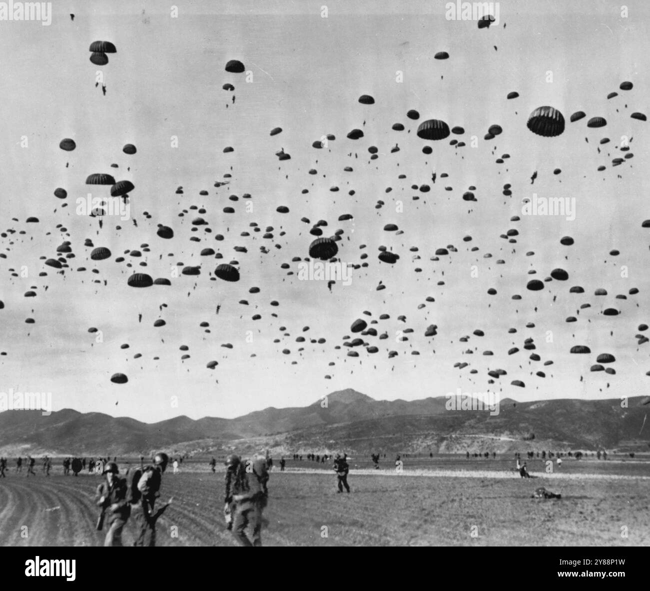 Operation Show off - The sky was filled with ***** parachutes and ...