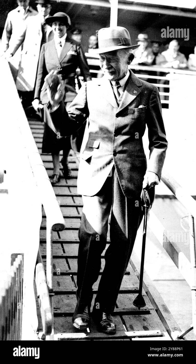 Lord Baden-Powell Arrives From Africa -- Lord Baden-Powell coming ...