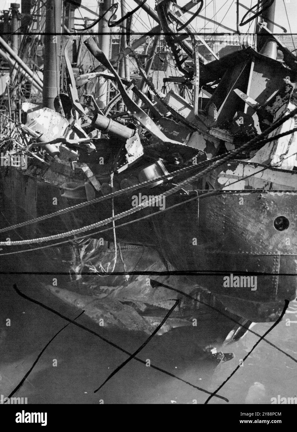 Japanese Submarine Attacks Ship Off Australian Coast -- "Hit by a ...