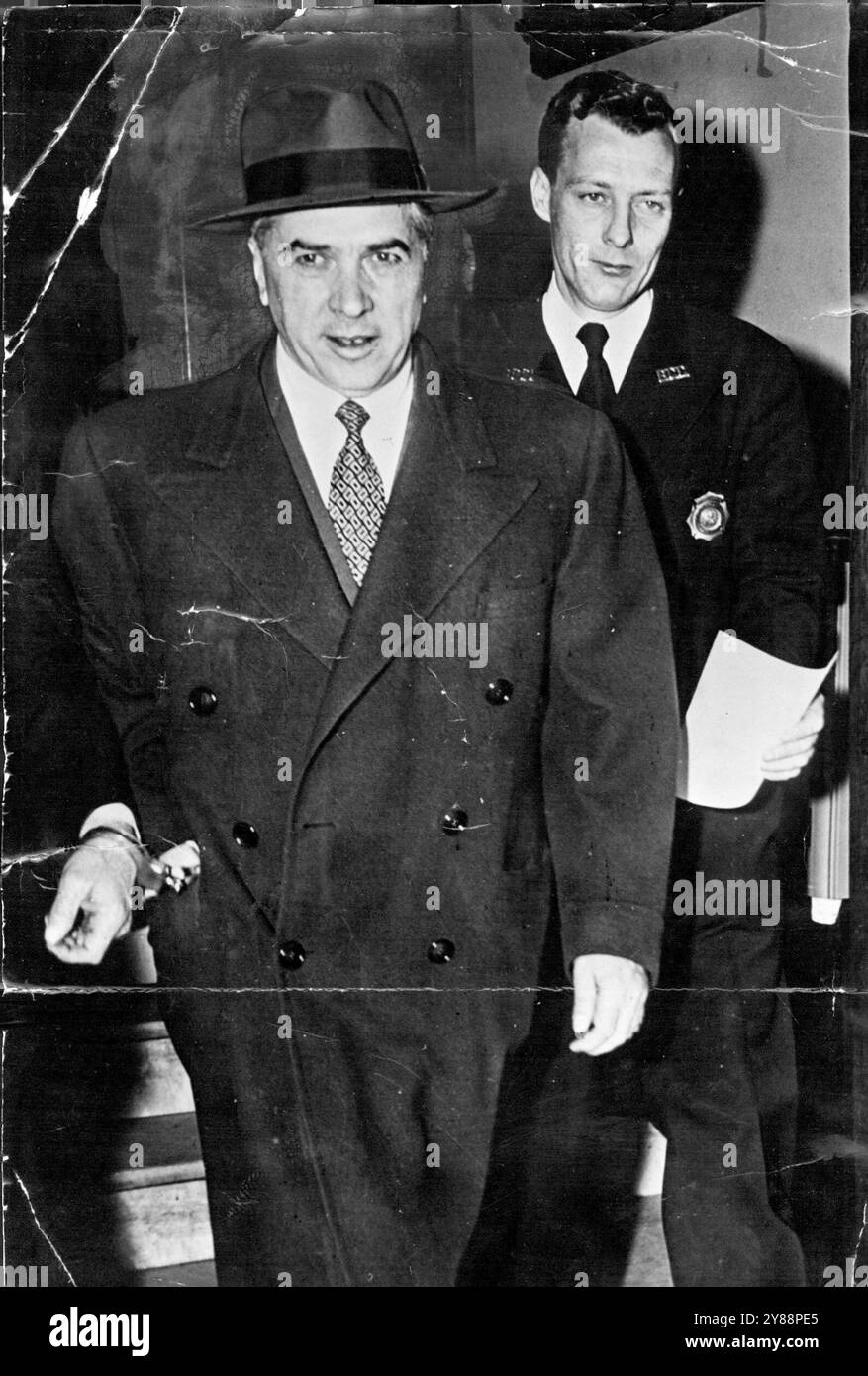 and Joe Adonis (right). Adonis baffled the Police by his constant ...