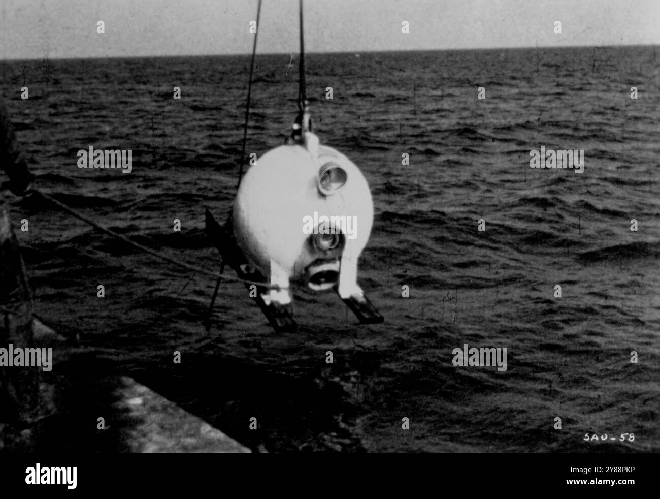 Deepest Dive man has made to ocean's depths is started by Otis Barton ...