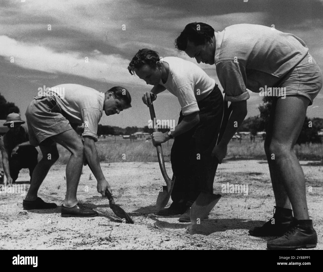 Levelling ground Black and White Stock Photos & Images - Alamy