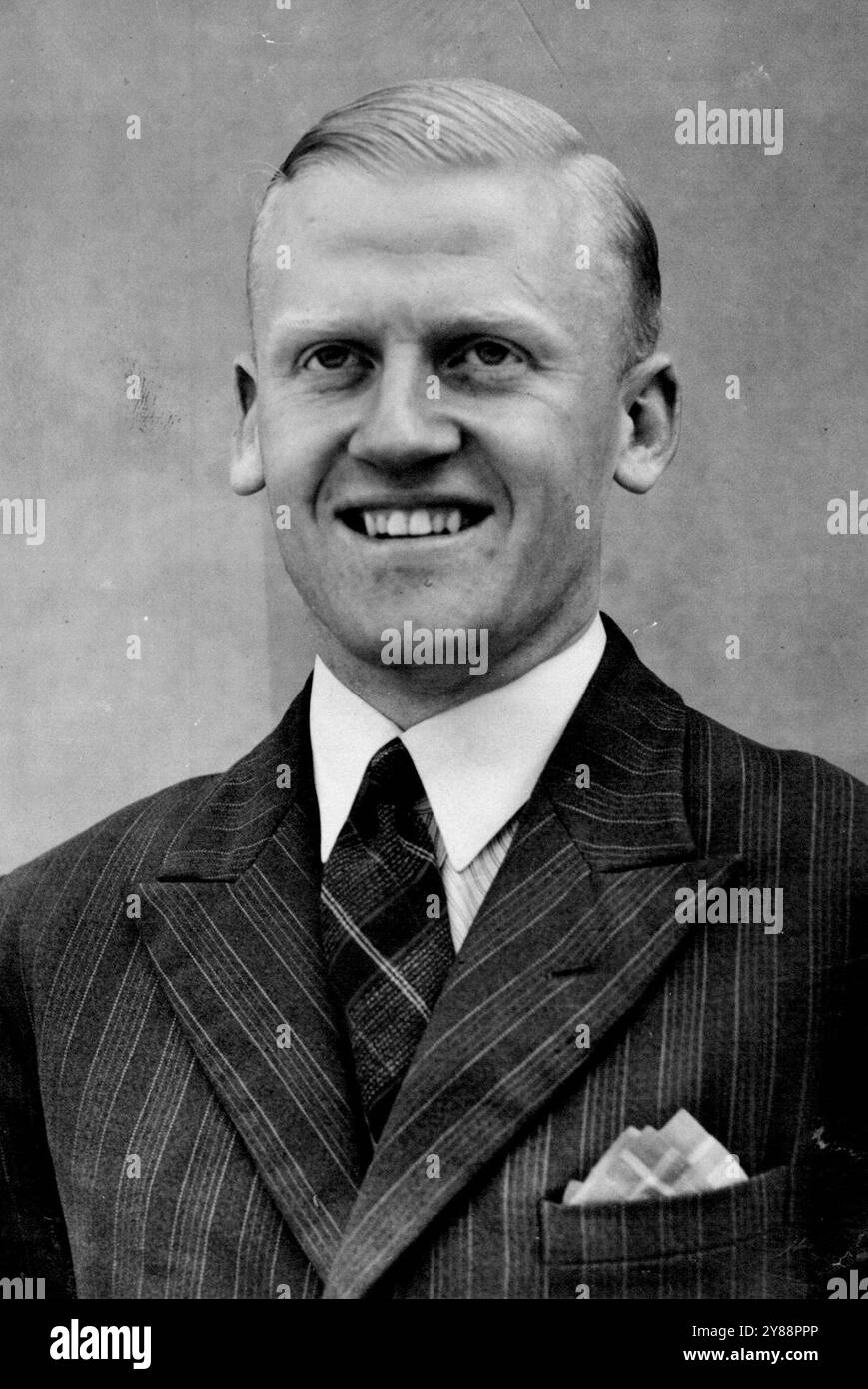 Gerald Backhouse who won his heat of the 800 metres in impressive style ...