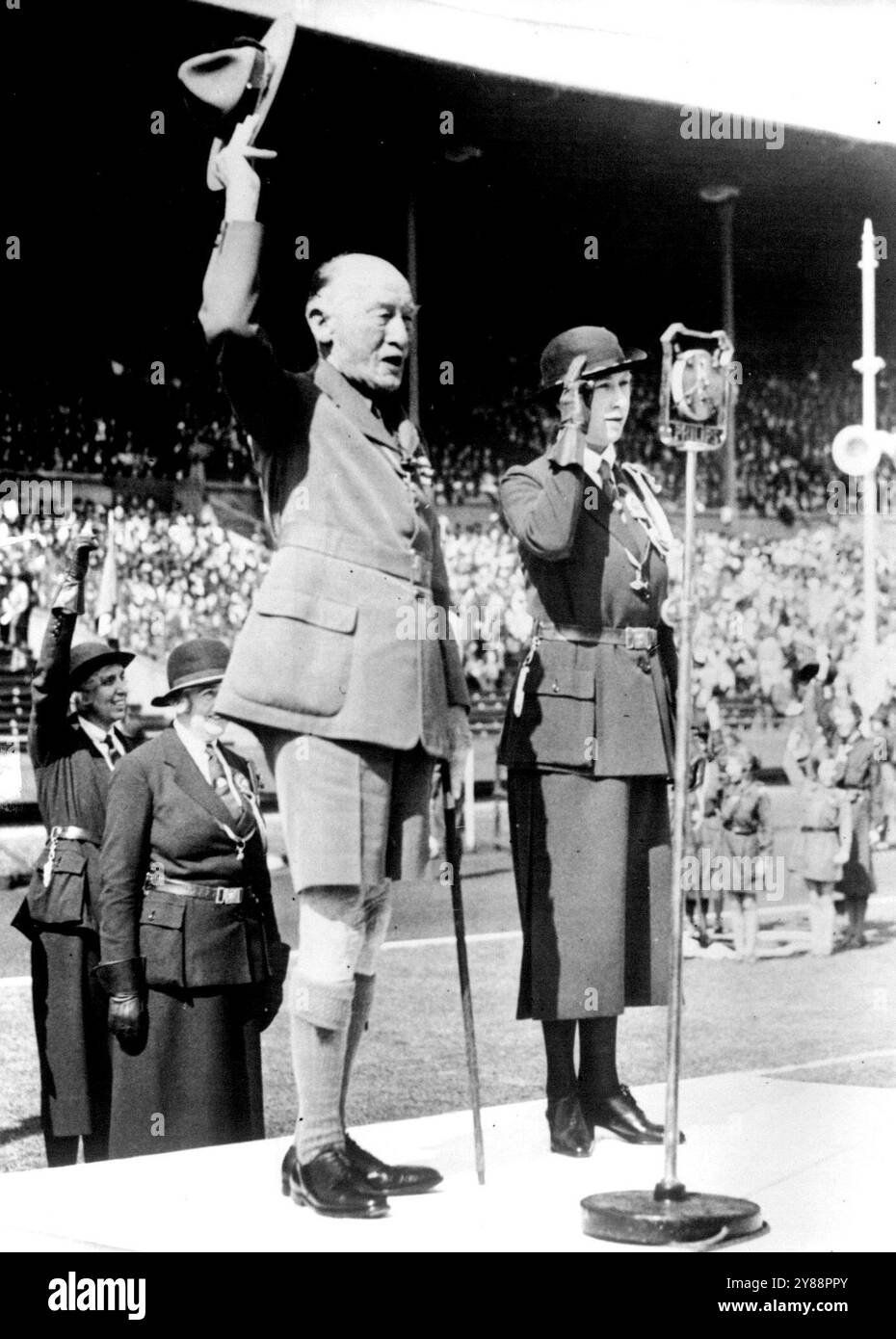 Coronation Scout and Guilde Raly at Wembley, London, Attended by ...