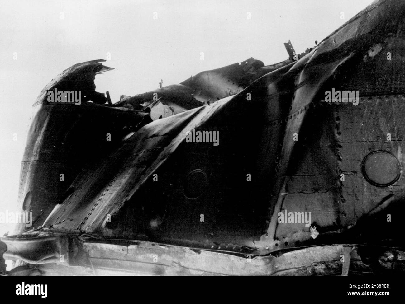 The Stern of the vessel was blown off by the torpedo explosion. This is ...