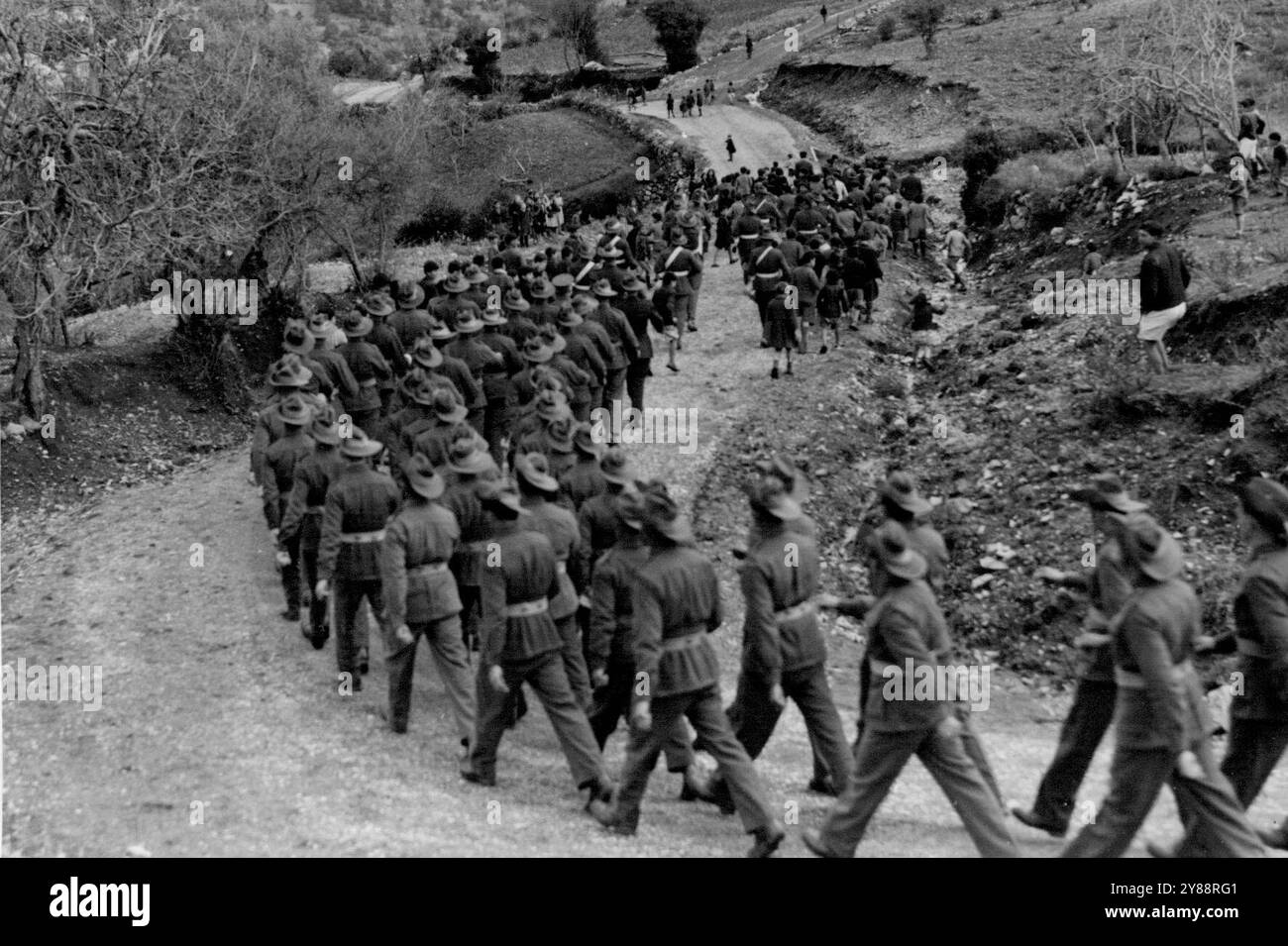 Australian Troops have made many friends in Primitive and picturesque ...