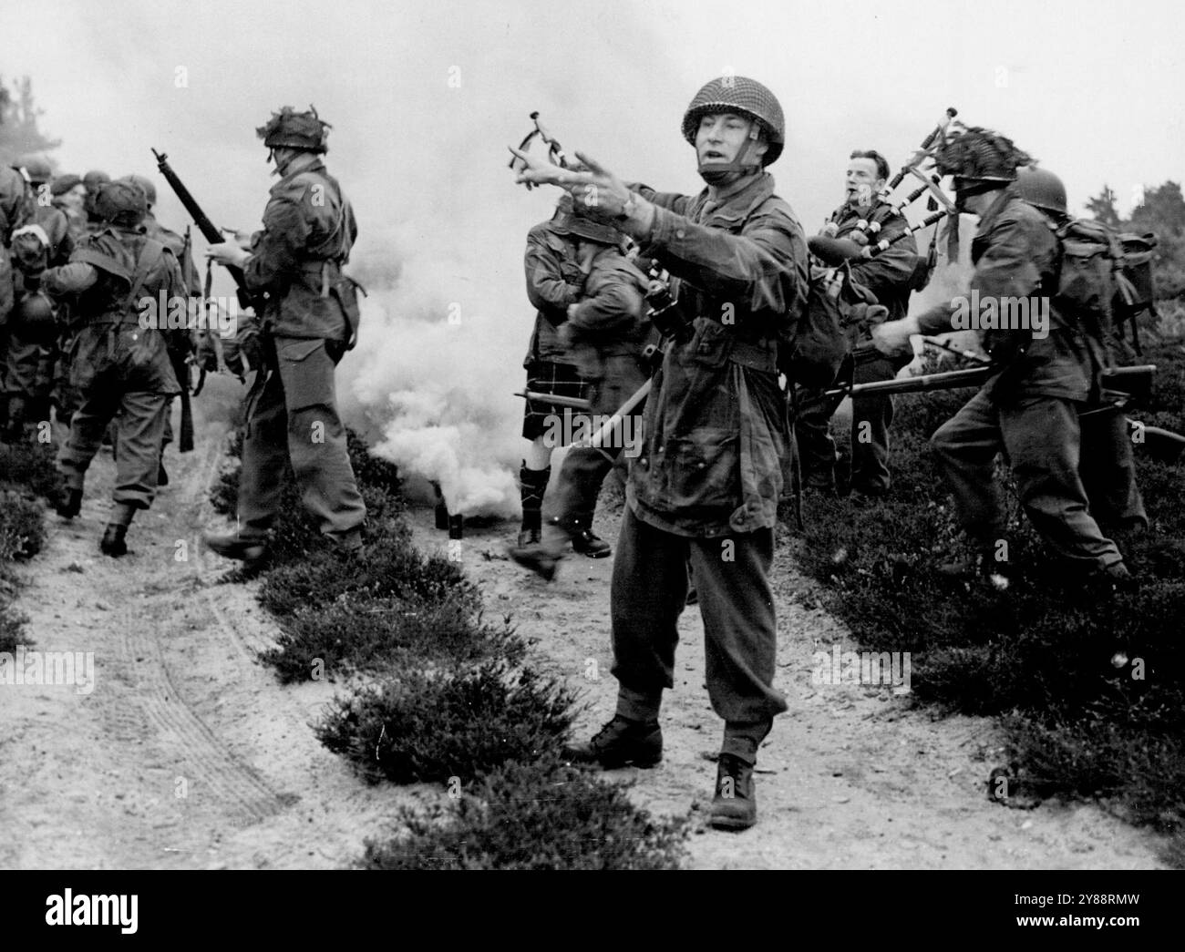 Piped Into Action -- With the sound of the pipes in their ears men of ...