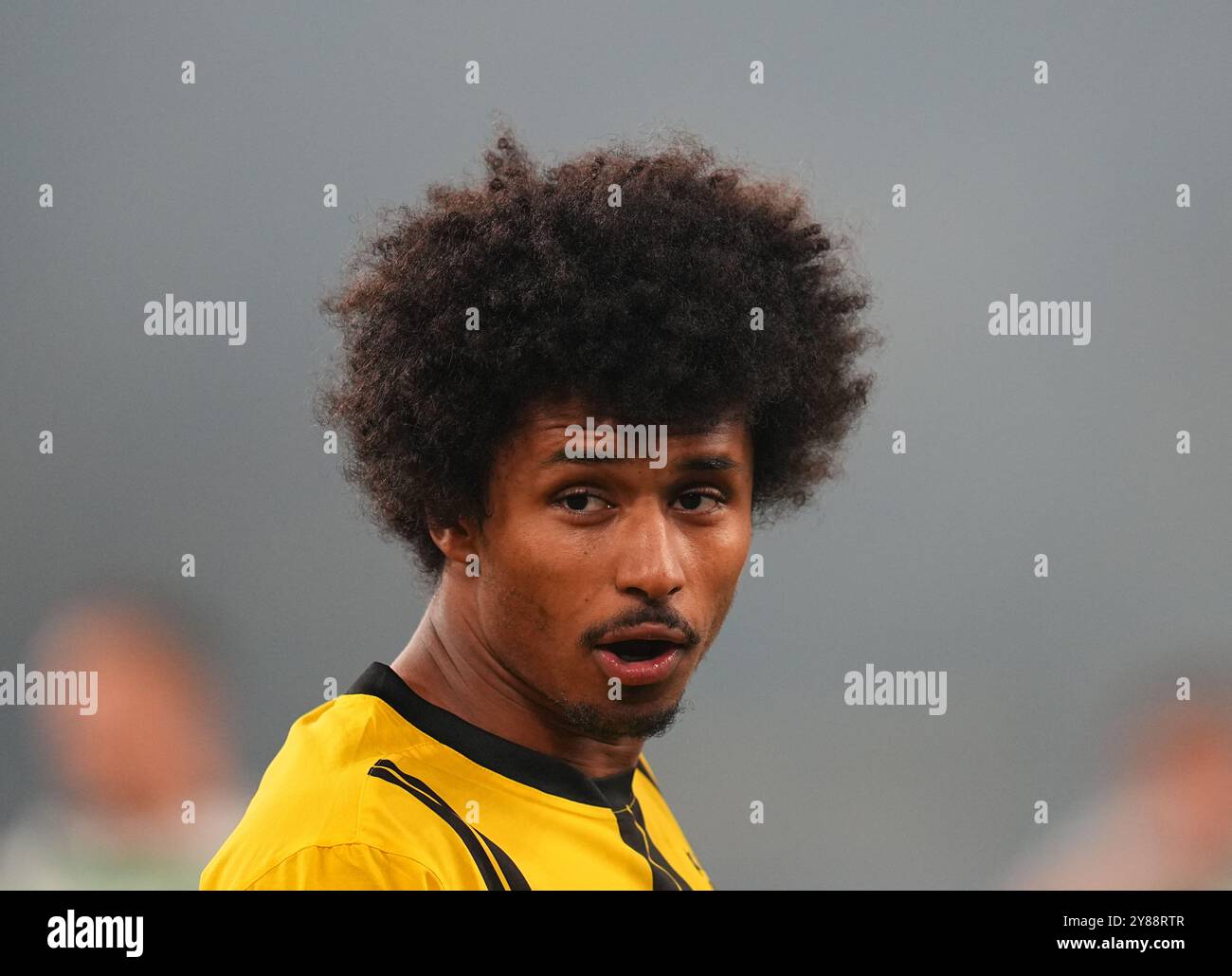 Dortmund, Germany. 1 October, 2024. Karim Adeyemi of Borussia Dortmund ...