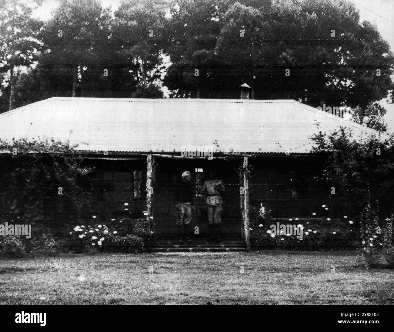 Mr. Eric Bowyer's home, "Littledown" in the Aberdare mountains ...