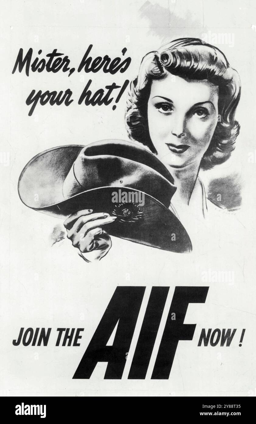 The famous Army poster of World War II. Today, women are again urging ...