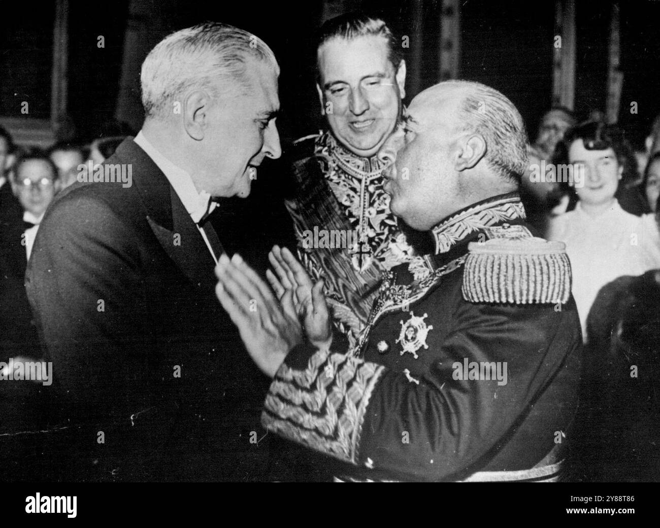 General Franco Visits Portugal - General Franco (right) in a striking ...