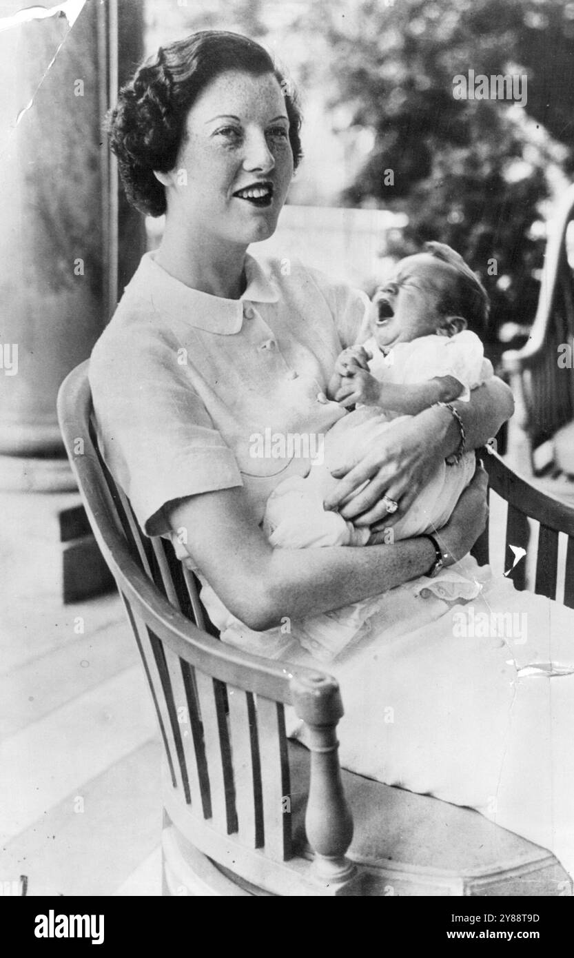 Baby William Astor, heir to the Astor Millions showed his dislike for ...