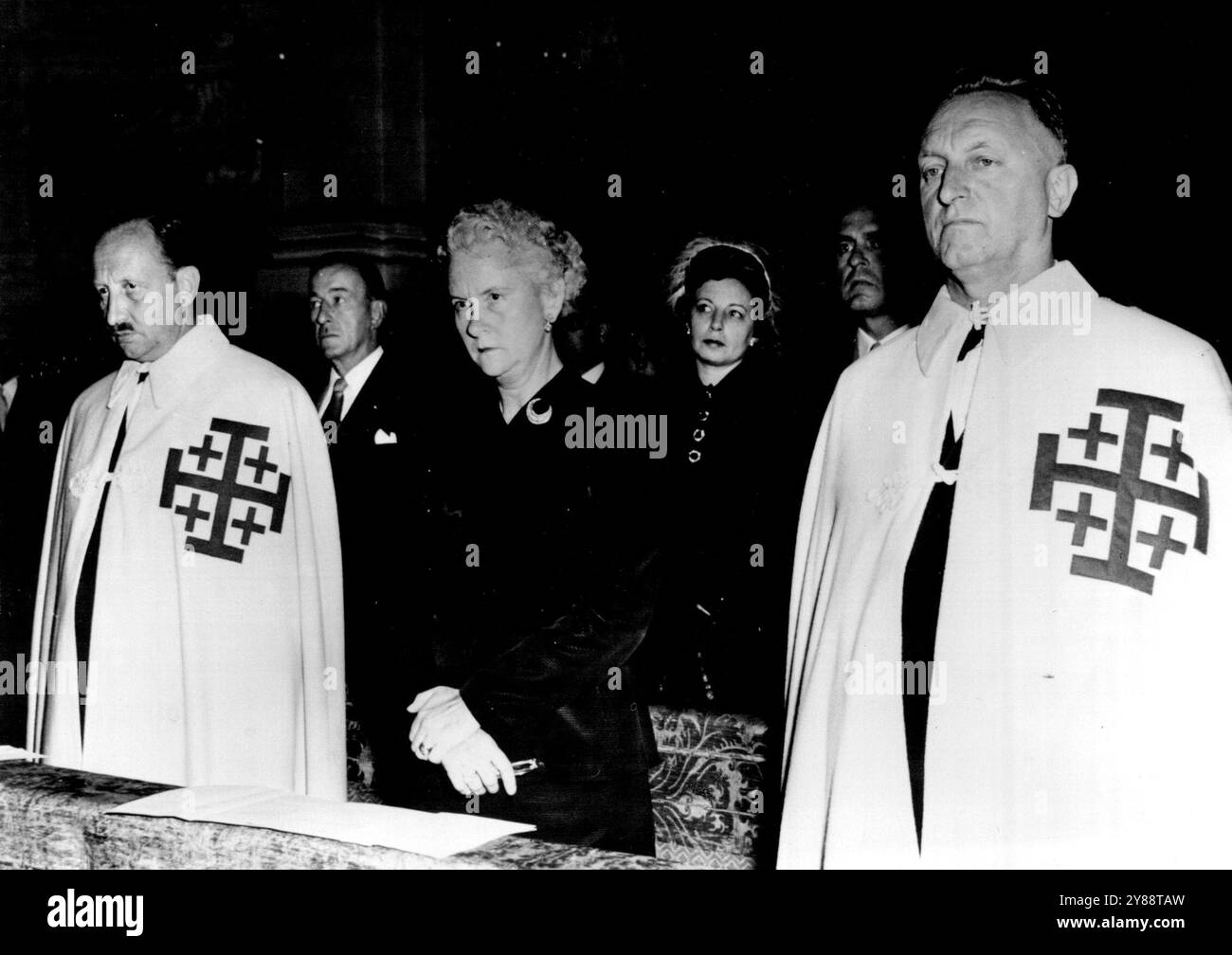 General Wife is Knight Of The Holy Sepulchre -- Between her sponsors ...