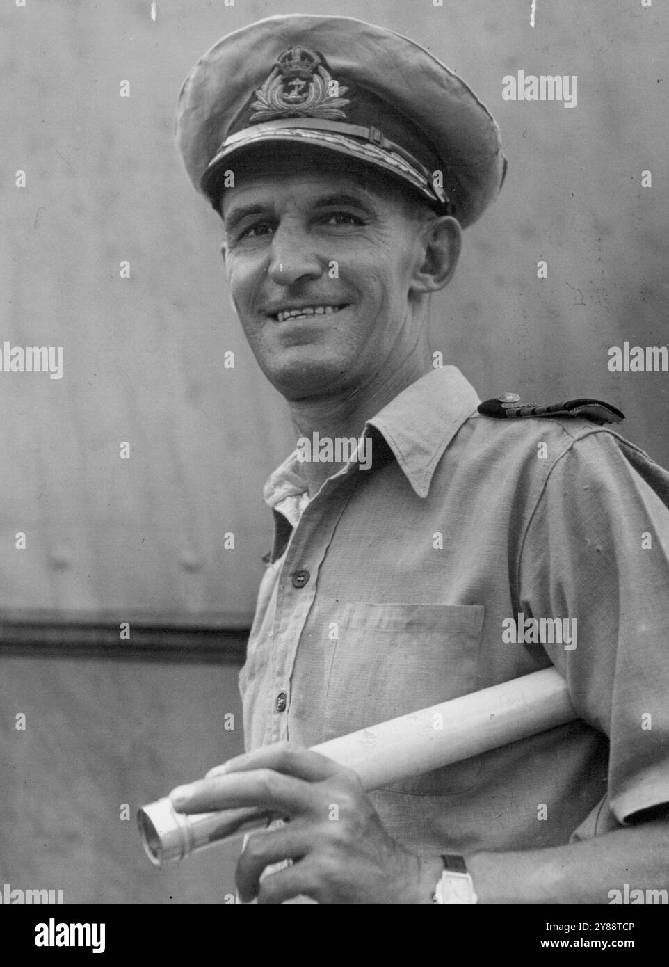 HMAS Australia in S.W.P.A. Captain Armstrong (With Story). February 2 ...
