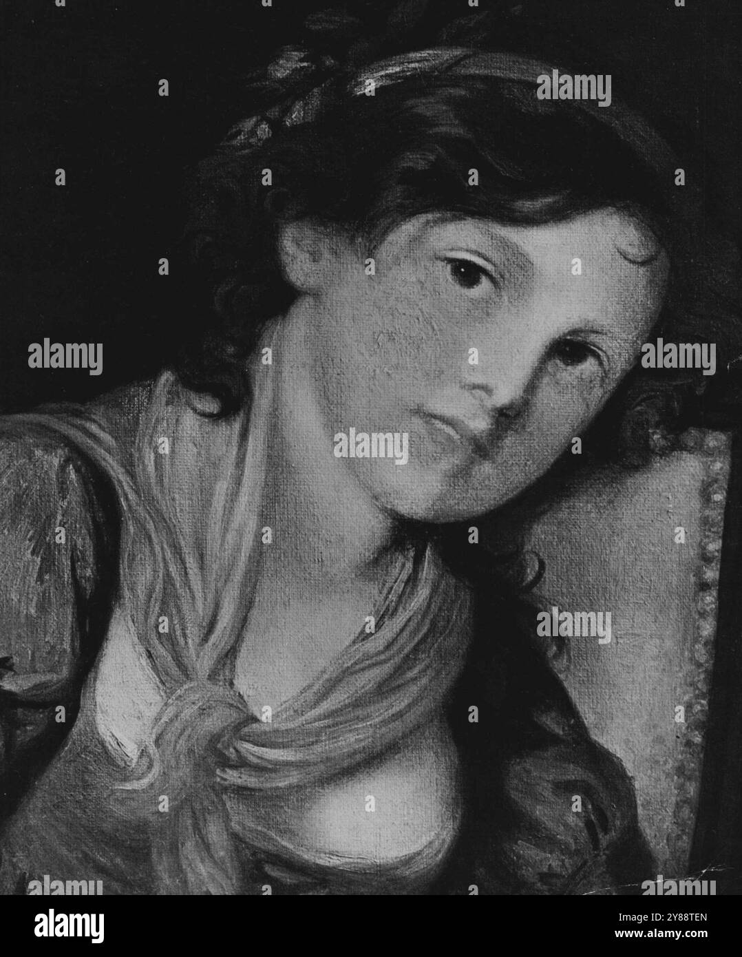 "Young Girl", by Jean Baptiste Grouse, as photographed from the ...