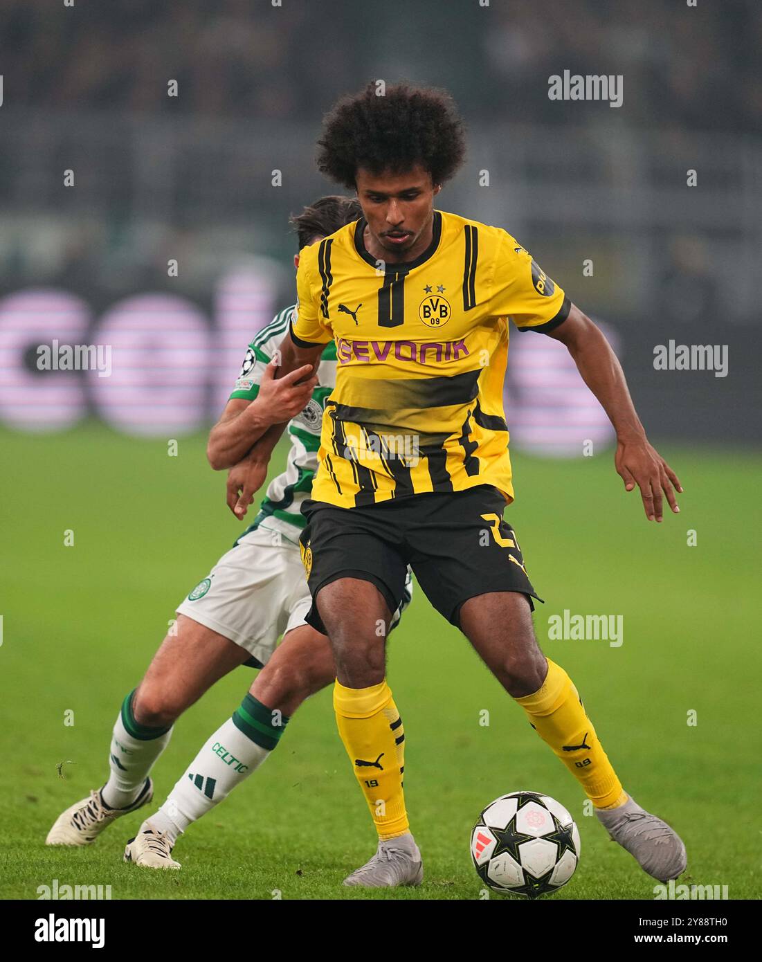Dortmund, Germany. 1 October, 2024. Karim Adeyemi of Borussia Dortmund ...