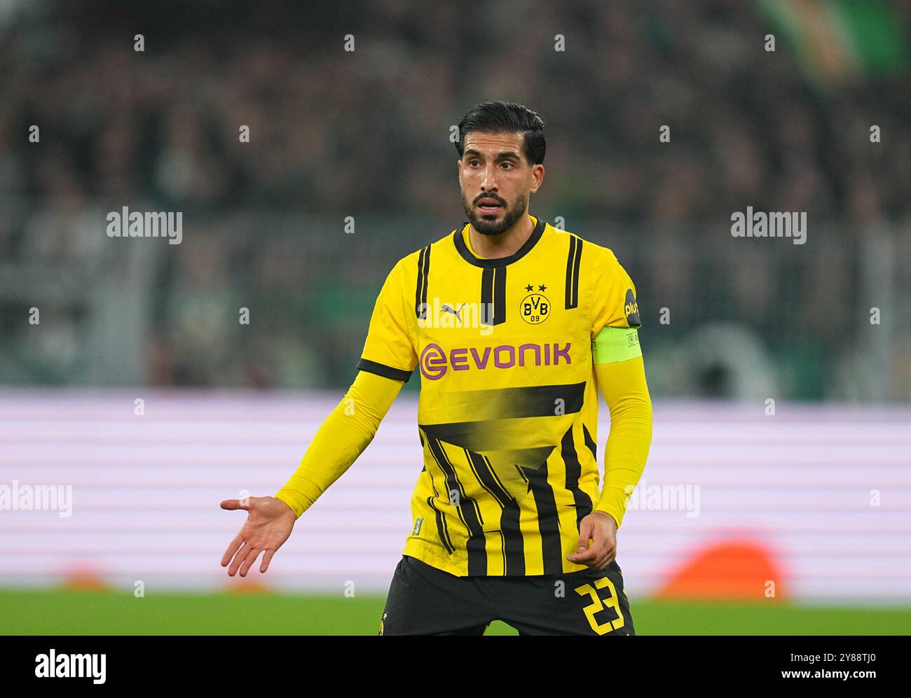 Dortmund, Germany. 1 October, 2024. Emre Can of Borussia Dortmund ...