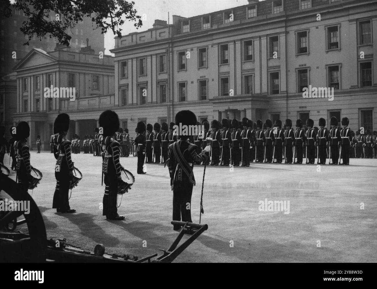 Grenadier Guards on Parade at Wellington Barracks. August 30, 1948 ...