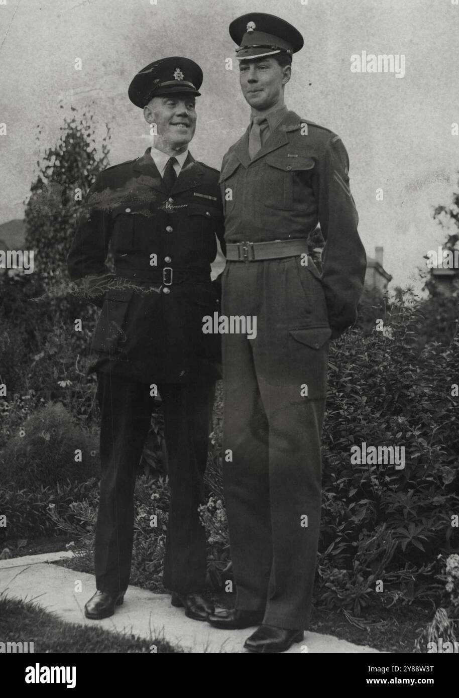 High, Soldier -- Six-foot eight-inch tall Lance-Corporal Peter Martin ...