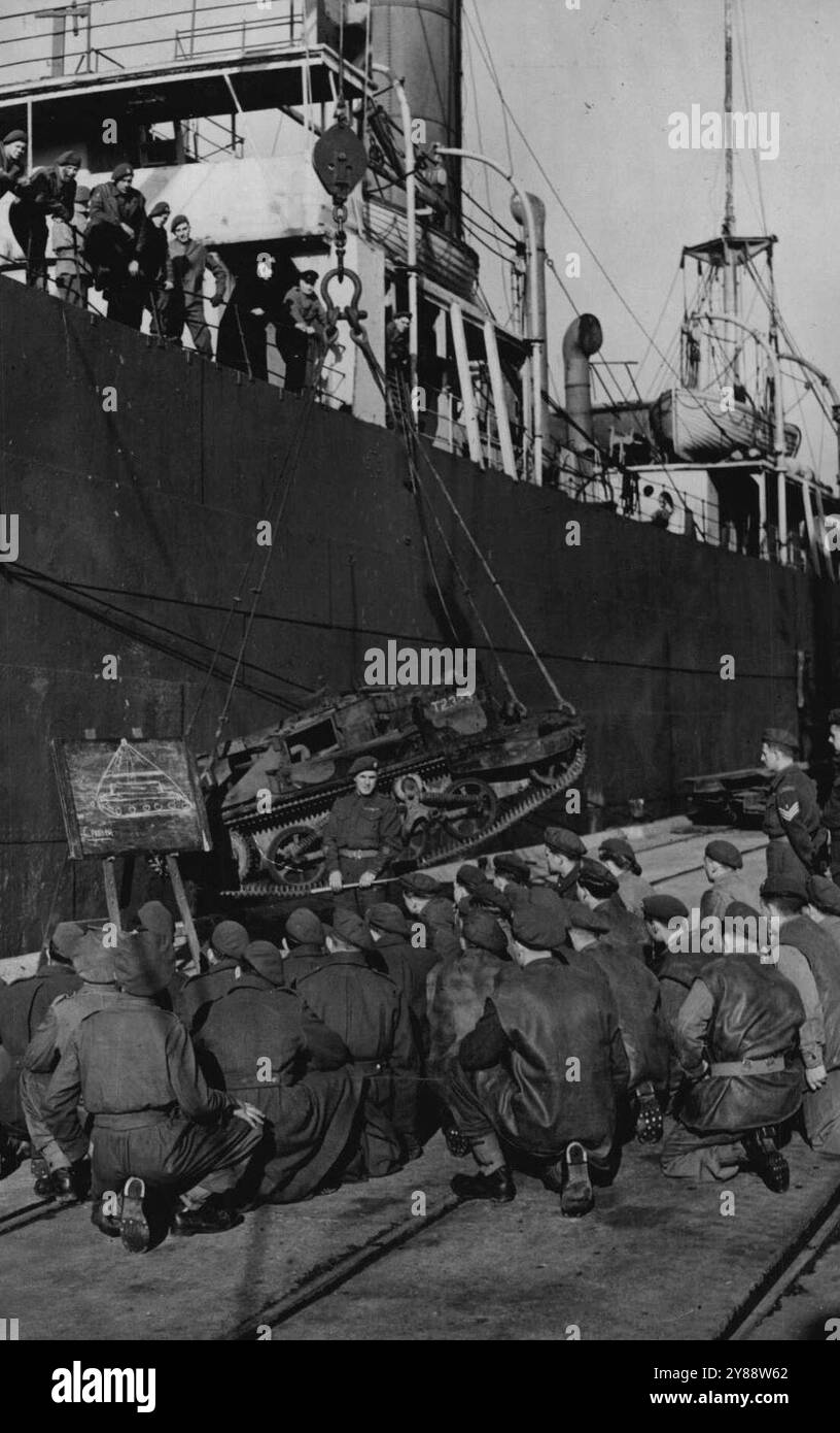 The Engineers At School -- A class on the quayside, with S.S ...