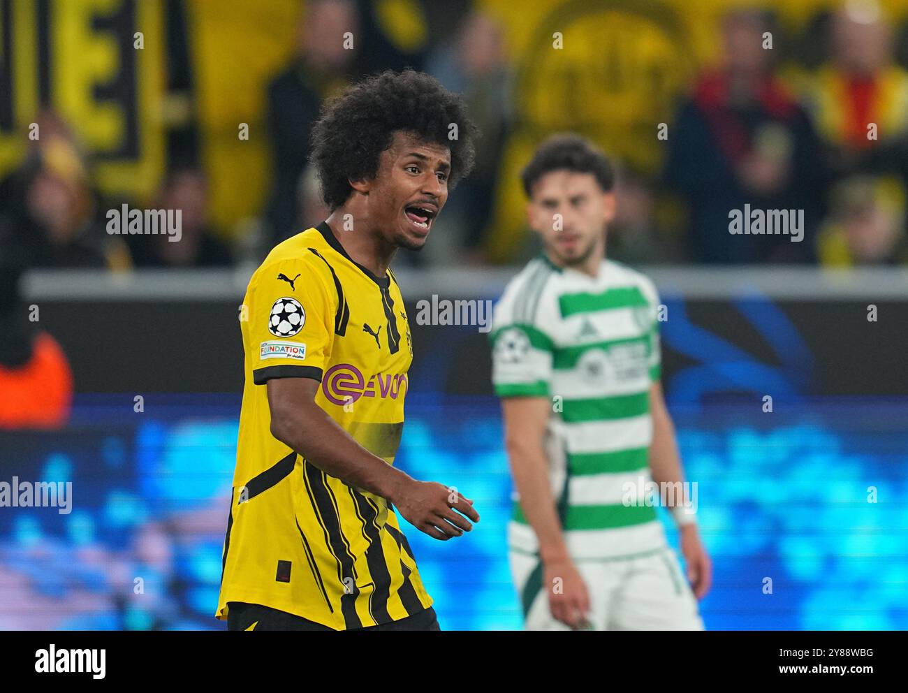 Dortmund, Germany. 1 October, 2024. Karim Adeyemi of Borussia Dortmund ...