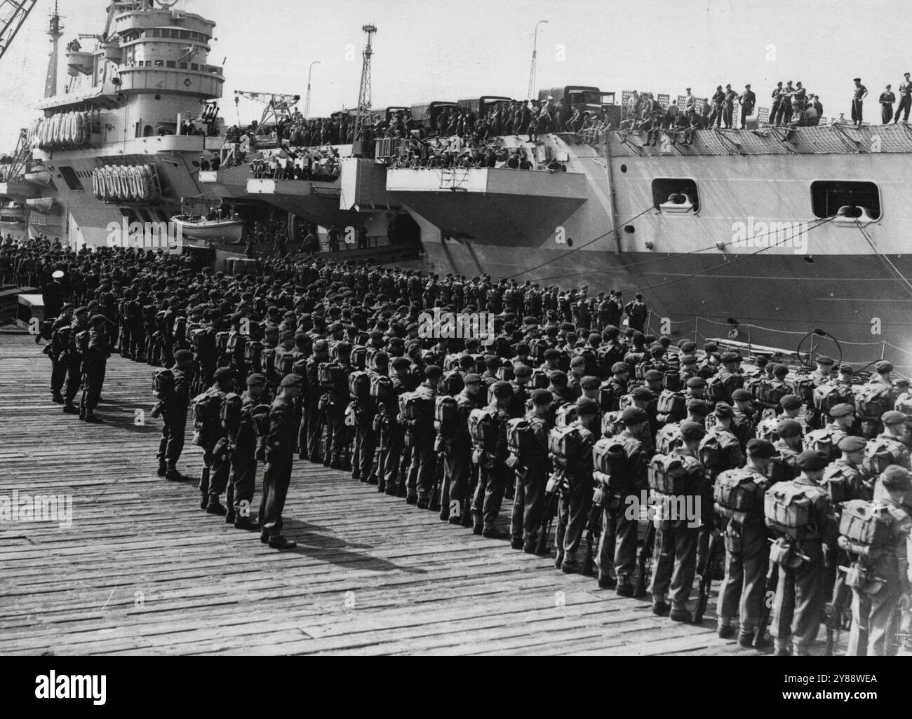 Destination Cyprus. Only one of the 3,500 men of the 16th Independent ...