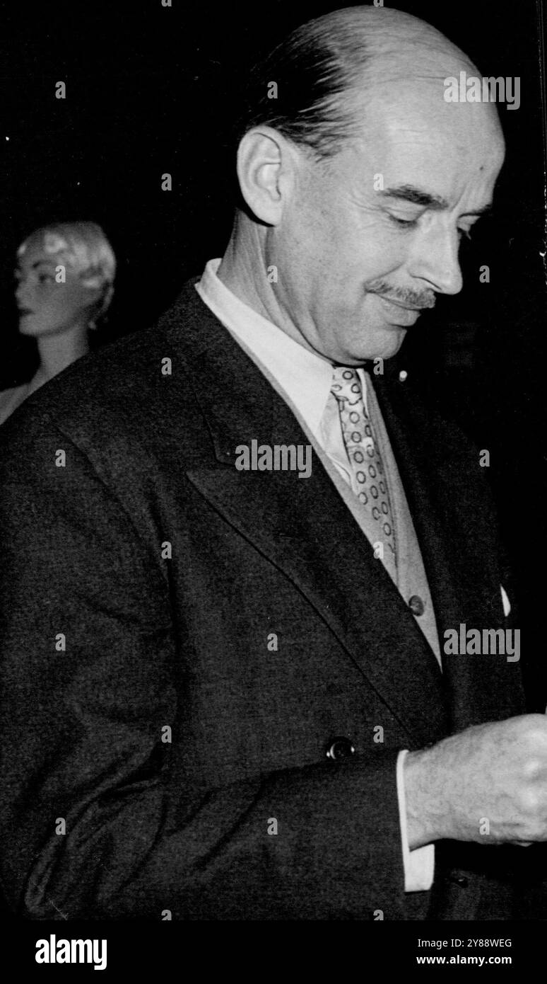 Douglas Annand. September 1, 1951 Stock Photo - Alamy