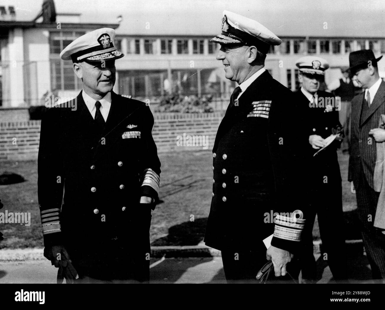 Atlantic Naval Chiefs Here - Admiral Lynde D. McCormick (U. S. Navy ...