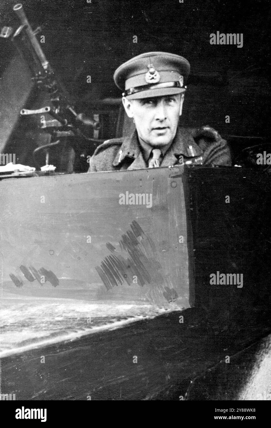 Lt. Gen. K.A. N. Anderson, CB., MC. Directing 1st Army operations form ...