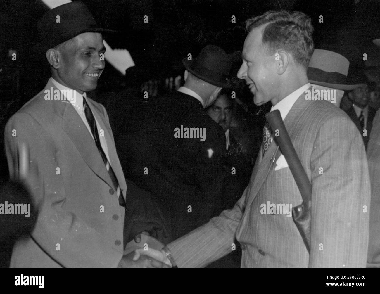 Among the first to meet the Indian cricketers when they arrived in ...