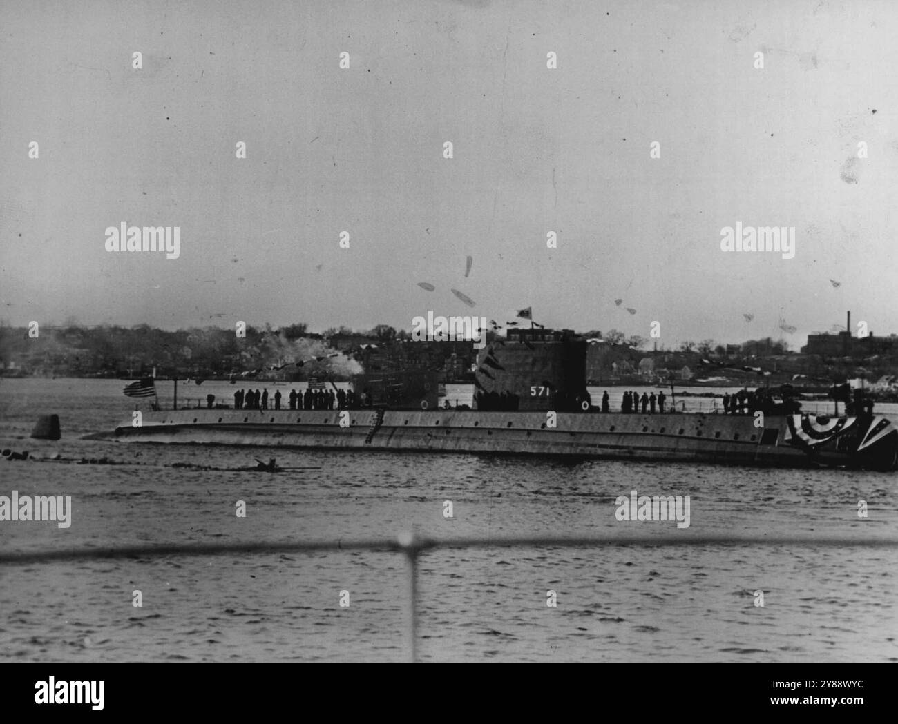 Uss nautilus american navy powered submarine hi-res stock photography ...