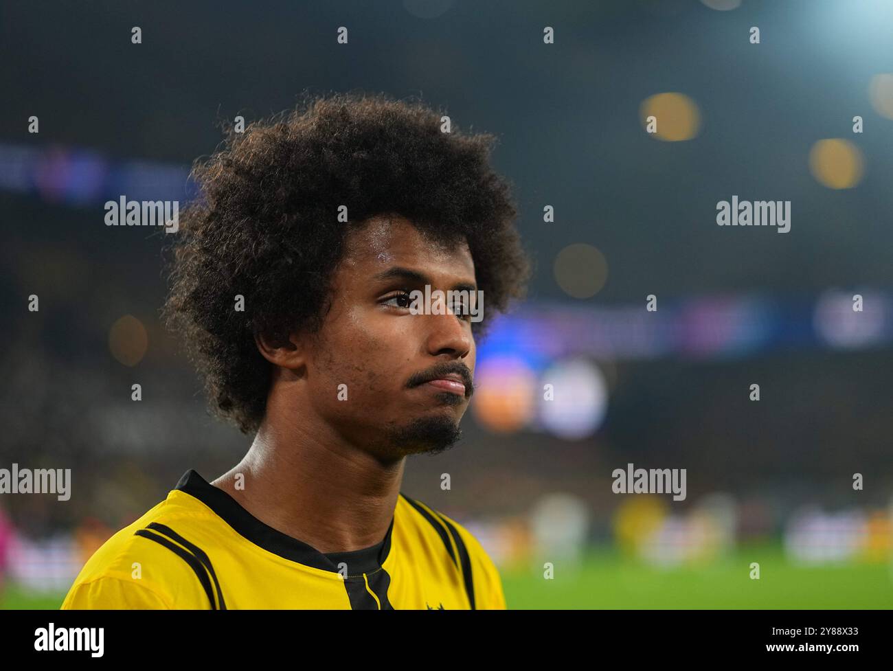 Dortmund, Germany. 1 October, 2024. Karim Adeyemi of Borussia Dortmund ...