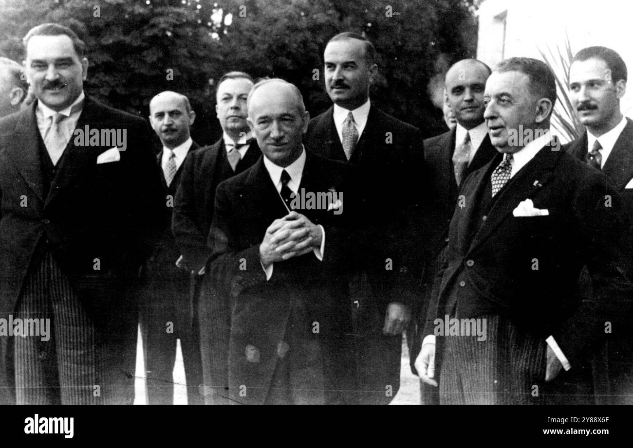 Little Entente Decides To Rearh -- F.L.T.R. Dr. Stojadinovich, the ...