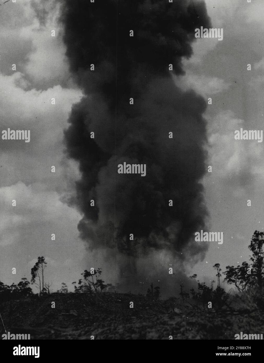 Stack of Gelignite goes up at green hills during army training for ...