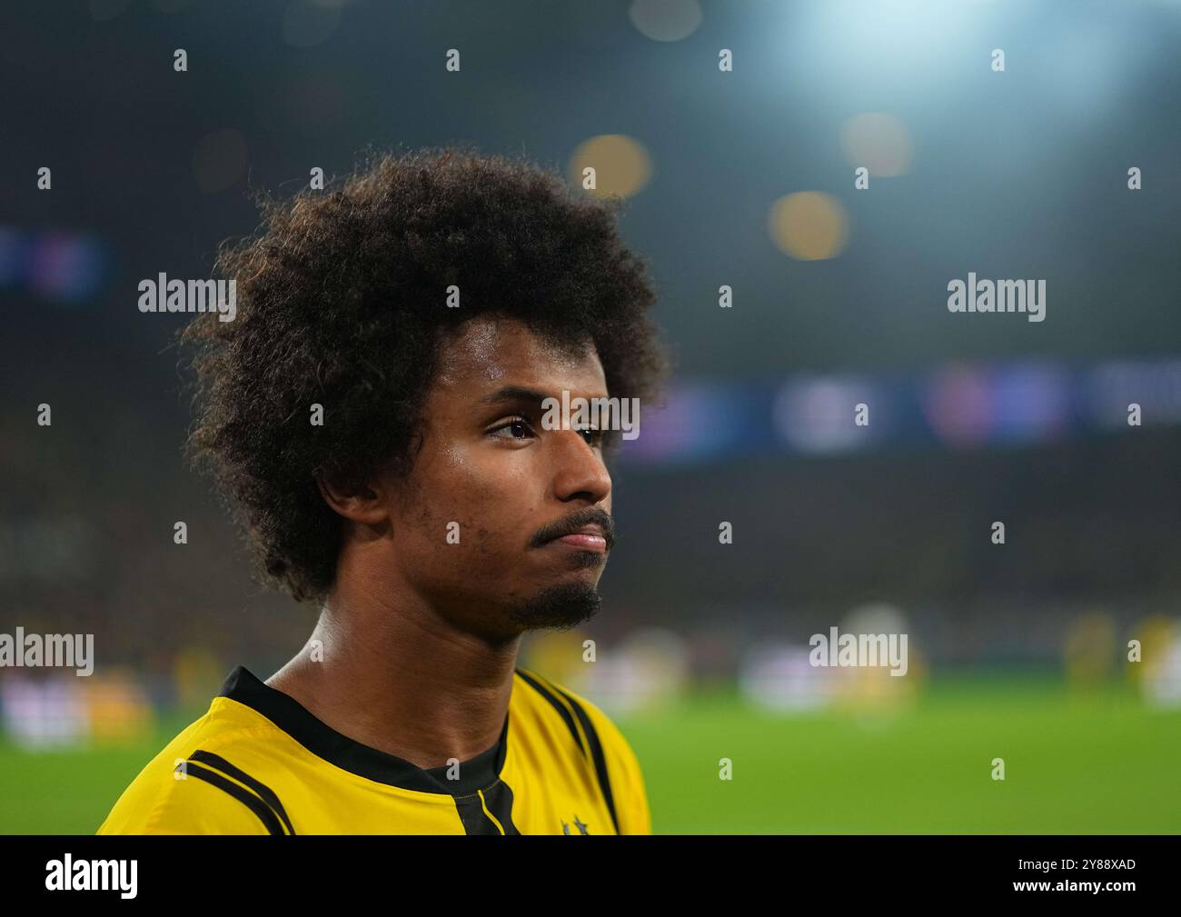 Dortmund, Germany. 1 October, 2024. Karim Adeyemi of Borussia Dortmund ...