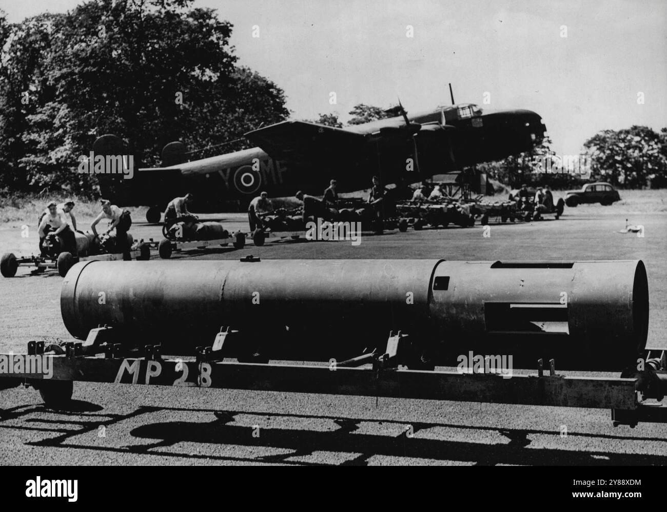 Battle Of The Rhur -- The Huge Halifax seems dwarfed by its terrific ...