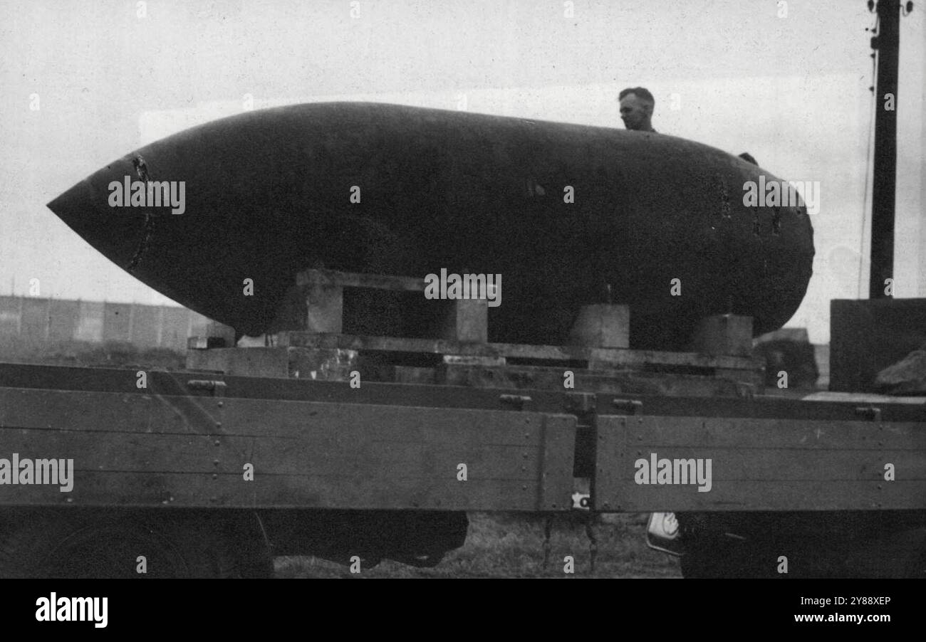 A Load Of Trouble For The Nazis: The New Ten-Ton Bomb In Transit The ...